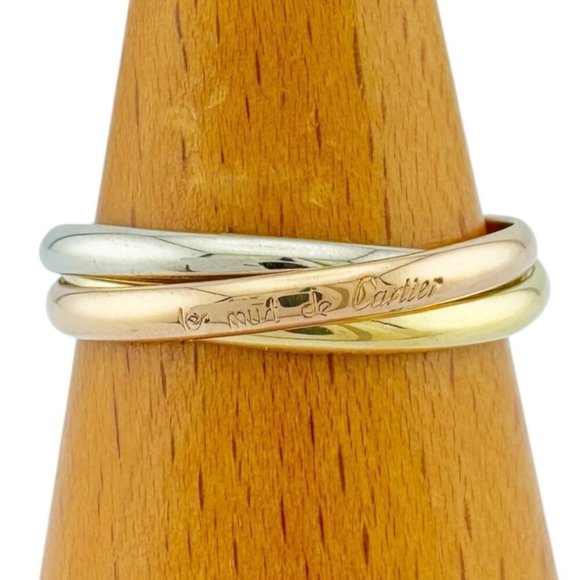 Cartier | Jewelry | Cartier 8k Pink Trinity Ring | Poshmark